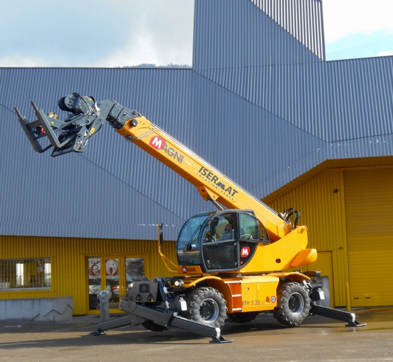 Chariot télescopique rotatif 25 m - ISERMAT SECAMAT